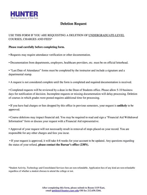 Deletion Request Fill Online Printable Fillable Blank PdfFiller