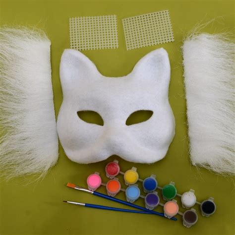 Fox Cat Mask Therian Etsy