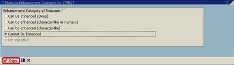how to create append into standard sap table in transaction se11 sapported