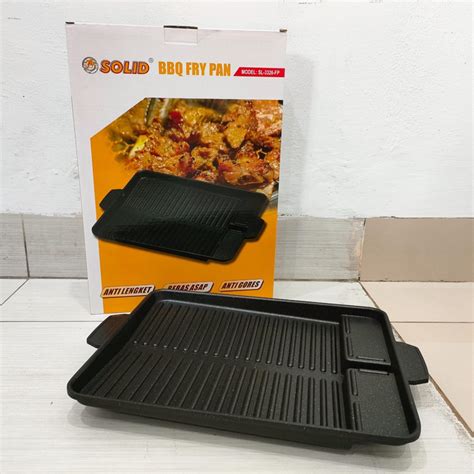 Jual GRILL FRYPAN PLATE KOREAN BBQ YAKINIKU PANCI PEMANGGANG MARBLE