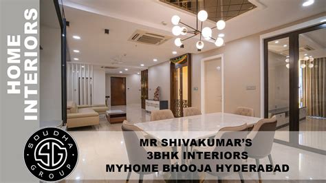 MY HOME BHOOJA I Fabulous Luxury Interiors Of 3 BHK Flat Interior