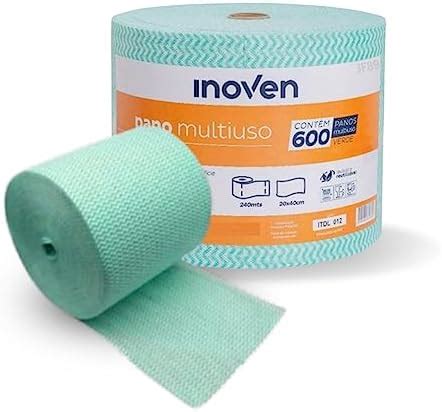 Pano Multiuso Bobina Perfex Rolo De Limpeza 20cmX240m INOVEN 600