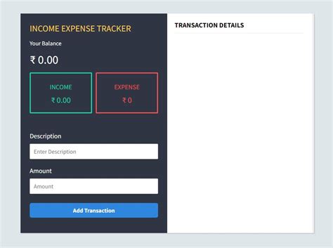 Build An Income And Expense Tracker Using JavaScript