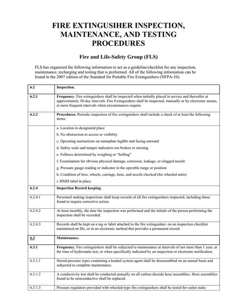 Fire Extinguisher Checklist Word Hot Sex Picture