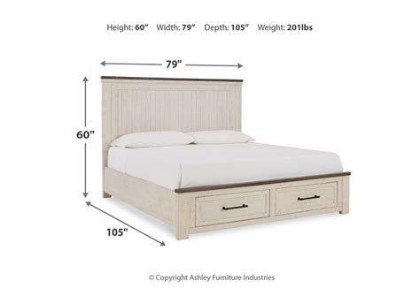 Brewgan Queen Panel Storage Bed With Dresser