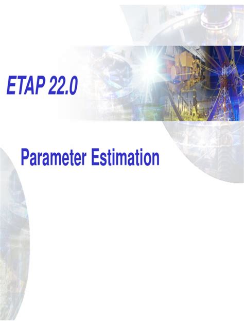 parameter estimation pdf