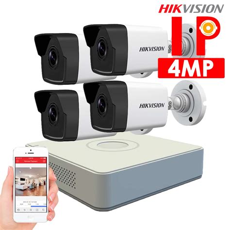 Kit C Maras De Seguridad Ip Hikvision Kit C Maras Ip Mp Tubo