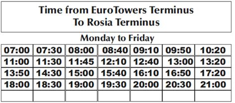 Gibraltar Bus Company Route No From Rosia Terminus To Eurotower