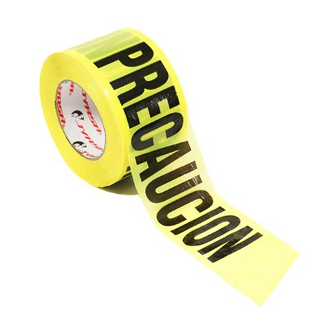 Cinta Delimitadora Color Amarillo Con Leyenda Prec The Home Depot M Xico