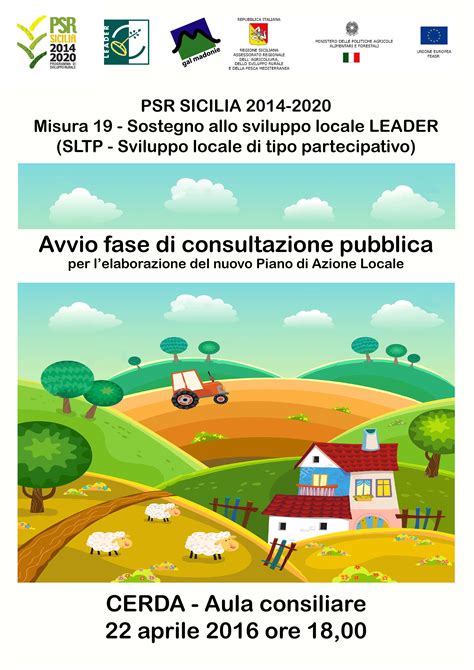 GAL ISC MADONIE Avvio Fase Di Consultazione Pubblica Per L
