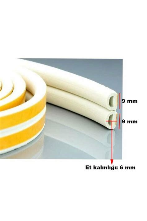Badem10 Kapı Pencere Bandı Fitili Yapışkanlı Soğuk Izolasyon Bant 10x2