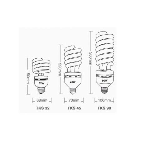 L Mpada Fluorescente Espiral Alta Pot Ncia Taschibra W V