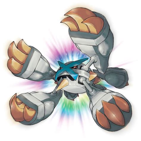 Shiny Mega Metagross Art Pokémon Omega Ruby and Alpha Sapphire Art