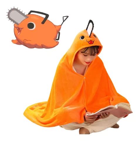 Manta Con Capucha Para Disfraz De Pochita De Chainsaw Man Meses Sin