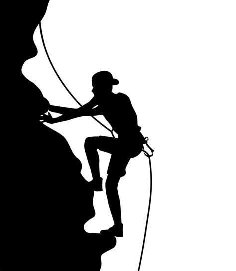 Mountain Climbing Vector