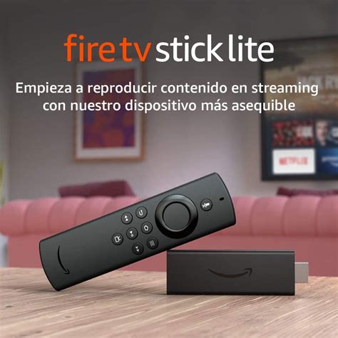 Fire TV Stick Lite Con Mando Por Voz Alexa LetsBonus