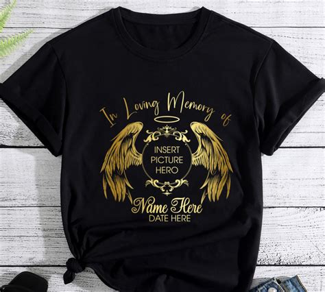 In Loving Memory T Shirt R I P Shirt Rest In Peace Shirt Custom