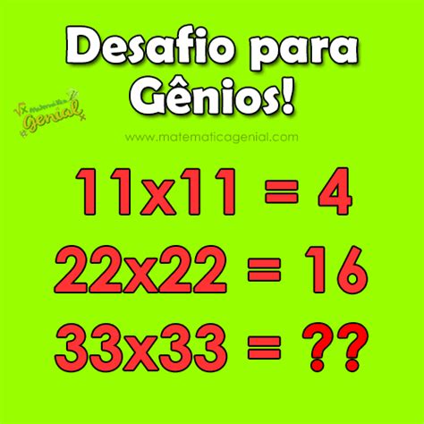 Teste de Raciocínio Lógico Matemática Genial