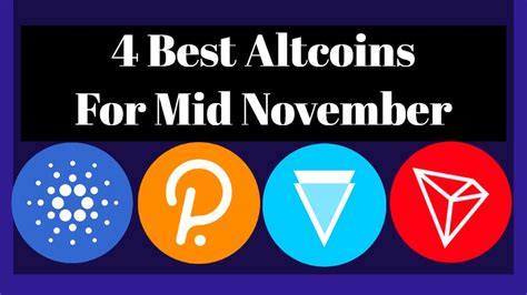 Best Altcoins To Buy Now Top Altcoins Altcoins For November 2021