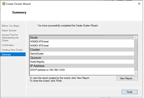 Windows Server Failover Cluster Installation And Setup Step By