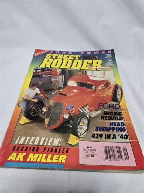 STREET RODDER MAGAZINE September 1991 Hot Rod Ford 429 1933 Roadster