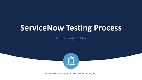 servicenow testing process ppt download