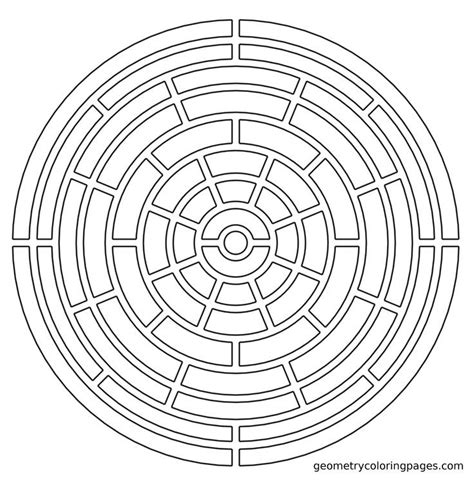 Geometry Coloring Pages Coloring Nation