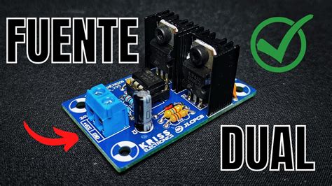 De Fuente SIMPLE a SIMÉTRICA PCB Gratis Fuente DUAL con