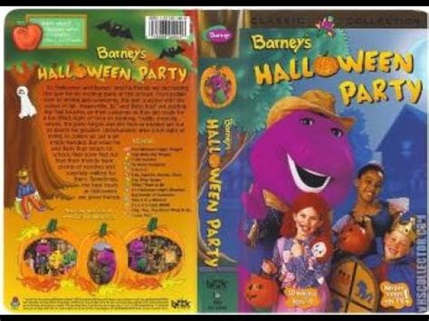 Barney S Halloween Party Full 1998 Lyrick Studios VHS YouTube