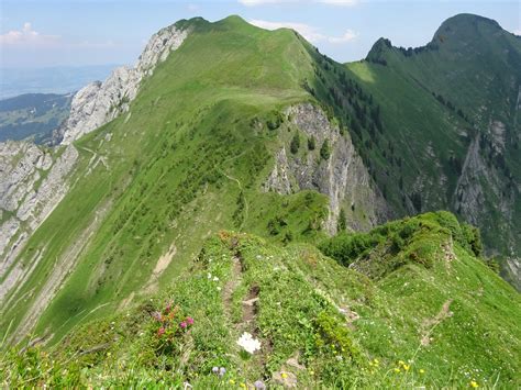 Blick Auf Bockmattli Und Tierberg Von Der Grat Passage Hikr Org