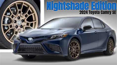 2024 Toyota Camry SE Nightshade Edition YouTube