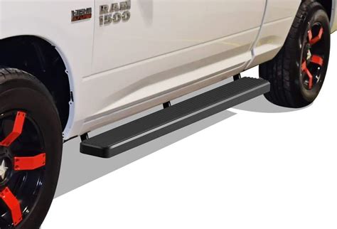 APS Estribos De Acero Inoxidable Negros De 6 Pulgadas Compatibles Con