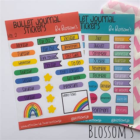Bullet Journal Stickers Printable Free Printable Bullet Journal