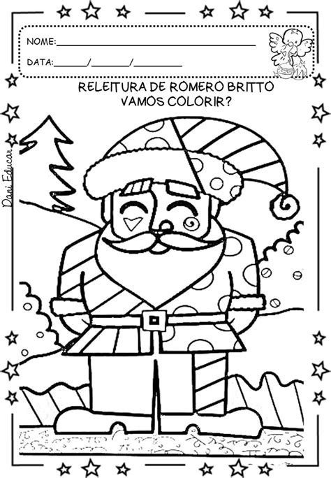 Atividades De Natal Colorir Dani Educar