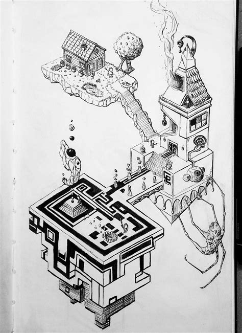 I M A Big Fan Of Isometric Drawings And I Ve Tried Freehanding One It