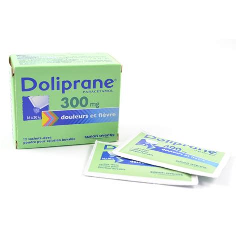 DOLIPRANE Paracétamol 300 mg Enfants de 15 à 24 kg NotrePharma