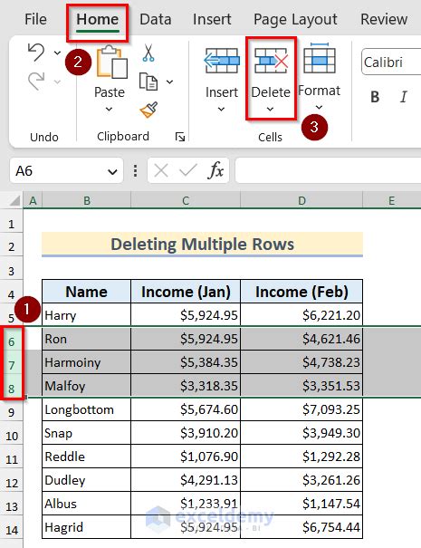 how to add multiple rows and columns in excel 4 examples