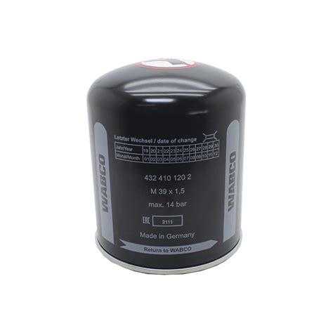 Filtro do secador da Válvula APU do Volvo MBB VW Ford Iveco Man Preto
