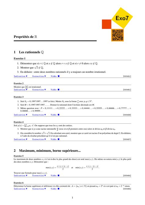 SOLUTION Td Et Exercices Avec Corrig S Analyse 1 Mip Studypool