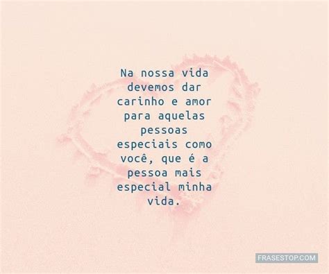 Mensagem De Carinho Para Uma Pessoa Especial Imagem Conjunto De