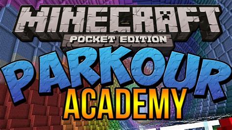 Minecraft PE Parkour Parkour Academy YouTube