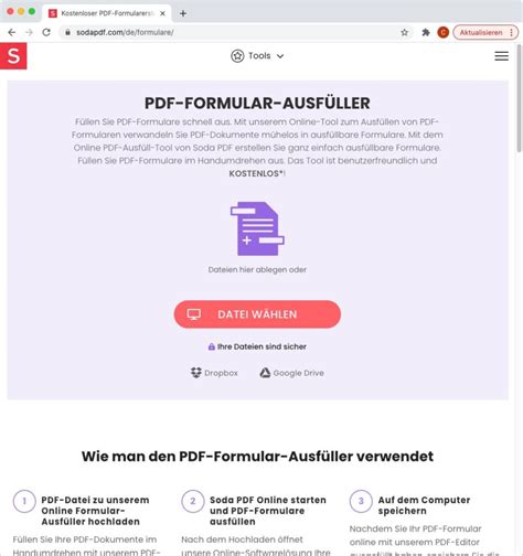 PDFs ausfüllen kostenlos mit dem Adobe Reader