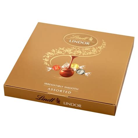 Lindt Lindor Praliny z czekolady mlecznej białej i gorzkiej z