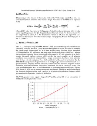 A 2 4 GHZ FULLY INTEGRATED LC VCO DESIGN USING 130 NM CMOS TECHNOLOGY PDF