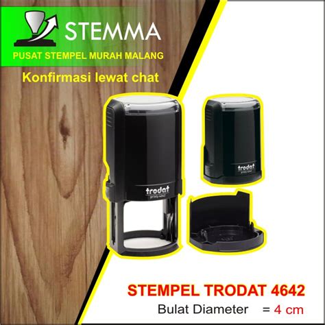 Jual Stempel Custom Trodat 4642 Original Diameter 40mm Proses Cepat