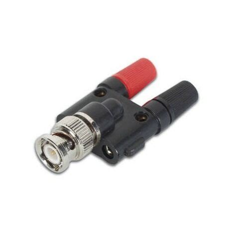 BNC MALE VERS 2 X FICHE BANANE 4mm CBNC35 RI721