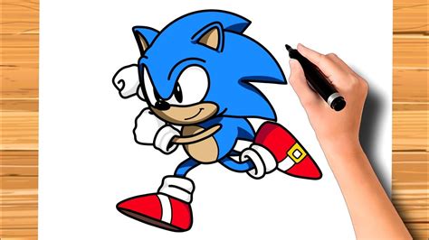 C Mo Dibujar Sonic Cl Ssico Como Desenhar O Sonic Cl Ssico Youtube