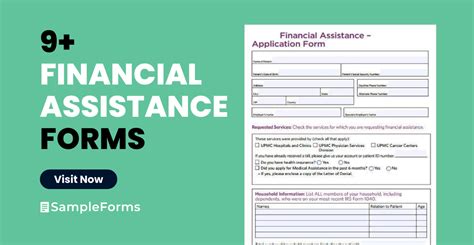 Free Sample Financial Assistance Forms In Pdf Ms Word Excel