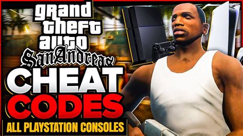 Gta San Andreas Cheats For All Playstation Consoles Ps Ps Etc