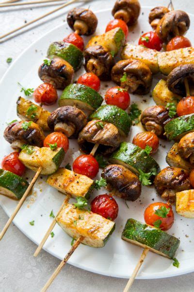 Chipotle Glazed Vegetable Kabobs Recipe Girl
